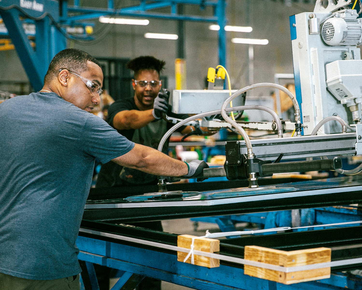 Where Aluminum Takes Shape At RAM's Houston Warehouse - RAM Windows & Doors
